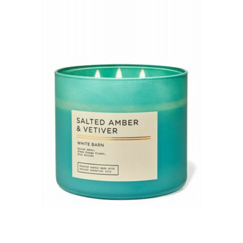 Bath and body works SALTED AMBER VETIVER candle | TOS Nigeria